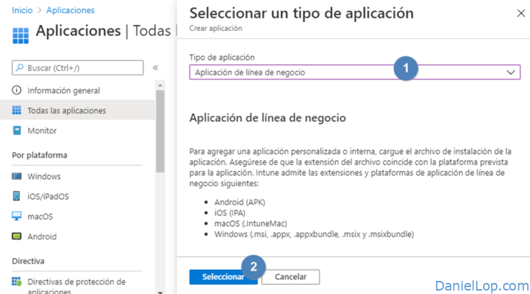 Despliegue de aplicaciones en Windows con Intune
