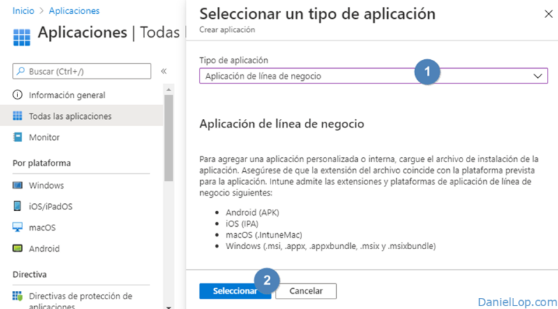 Despliegue de aplicaciones en Windows con Intune
