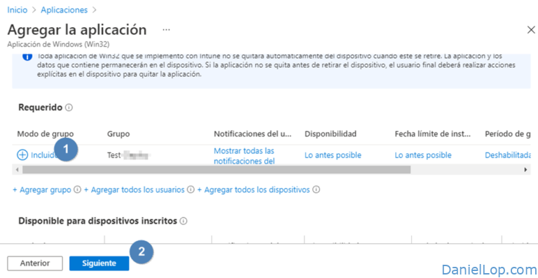 Despliegue de aplicaciones en Windows con Intune