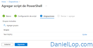 Despliegue de scripts powershell en Intune