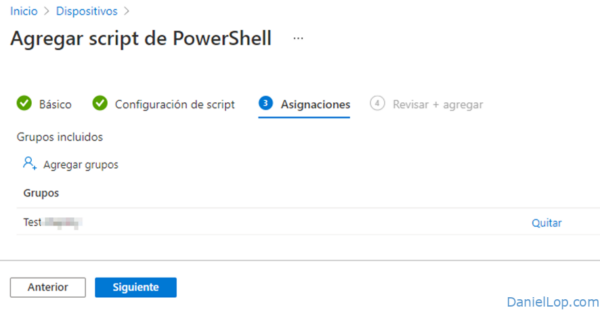 Despliegue de scripts powershell en Intune