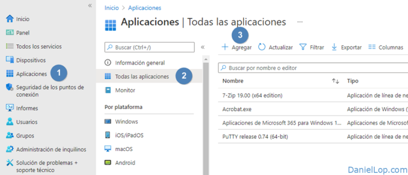Despliegue de aplicaciones en Windows con Intune