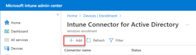 Instalar el conector de Intune para un entorno Hybrid Entra ID Join